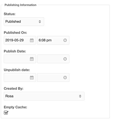 add published by dropdown on article edition page · issue 147