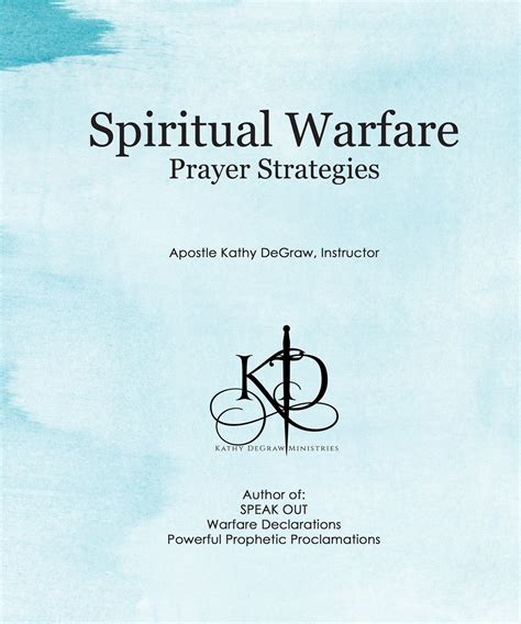 Prayer Workbook Kathy DeGraw Ministries