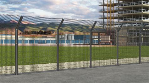 mesh fence 3d model 19 3ds blend c4d fbx max ma lxo obj free3d