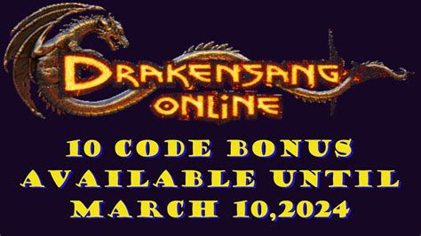 Drakensang Online Bonus Codes Available Until March Youtube