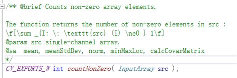 OpenCVcountNonZero函数 CSDN博客