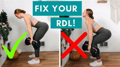 How To Deadlift With Dumbbells Fix Your Rdl Form Youtube Deadlift
