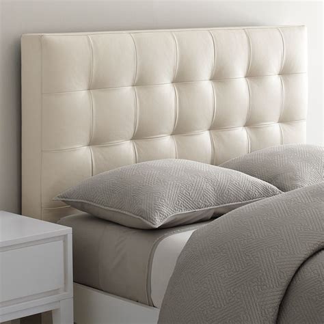Leather Grid Tufted Headboard Bed Headboard Design Headboard Designs