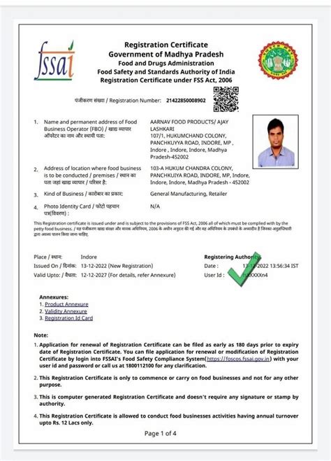 Fssai Food License Service In New Delhi Id 2853098742512
