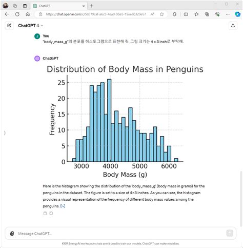 ChatGPT Data Analysis 시각화 한글 사용 Pega Devlog