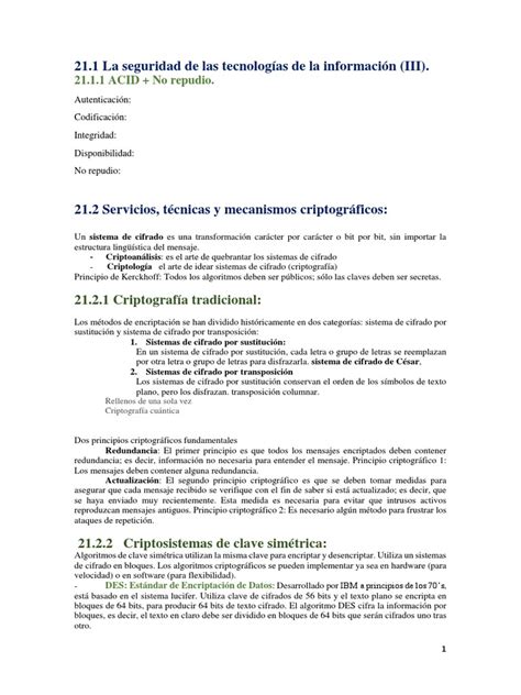 Tema 21 Pdf Transport Layer Security Clave Criptografía