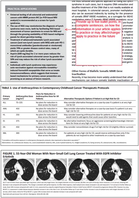 Manuscript Format American Society Of Clinical Oncology Educational Book