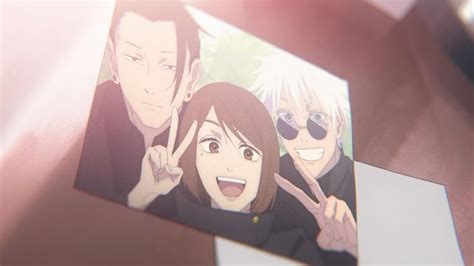 Geto Shoko And Gojo Selfie Picture On Wall In 2024 Aesthetic Anime