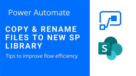 Powerautomate Copy And Rename Files To New Sharepoint Library Youtube