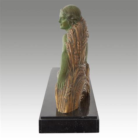 Original Bronze Sculpture By Demetre Chiparus Of A Reclining Nude For