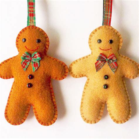 Gingerbread Man PDF Sewing Pattern Christmas Ornament Tree Decoration