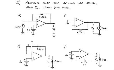 Solved Assuming That The Op Amps Are Ideal Find Vo Show