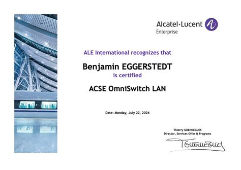 benjamin eggerstedt on linkedin acse omniswitch stellar wireless