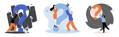 Premium Vector Question Mark Obtaining Information Of Interest Problem And Solution Concept