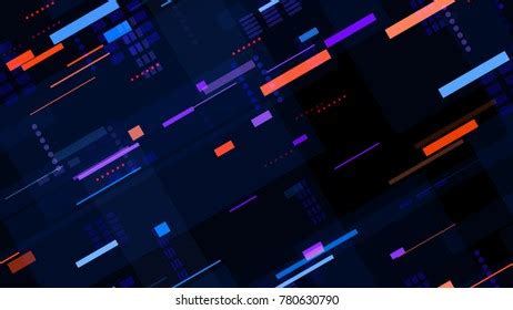 Tech Seamless Pattern Bright Speed Lines Stock Vector Royalty Free 780630790 Shutterstock