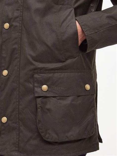 Barbour Ashby Waxed Cotton Field Jacket Olive