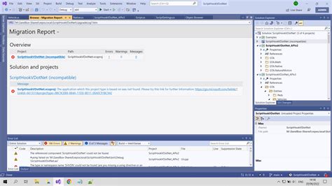 Incompatible With Visual Studio 2022 Issue 1074 Scripthookvdotnet