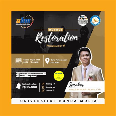 Retret Dan Kebaktian Kebangkitan Rohani Restoration” Jic Kampus