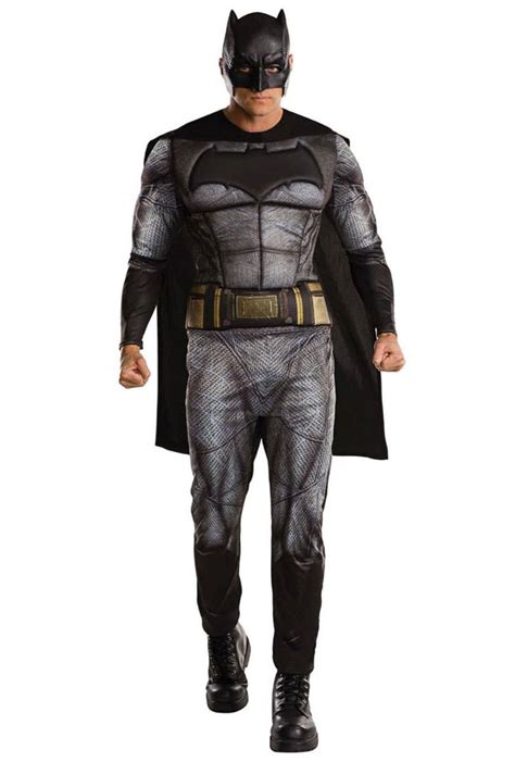 Dawn Of Justice Batman Costume Muscle Chest Batman Mens Costume