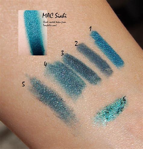 An Eye Makeup Addicts Blog MAC Siahi Dupes And My Fav Teal Liners