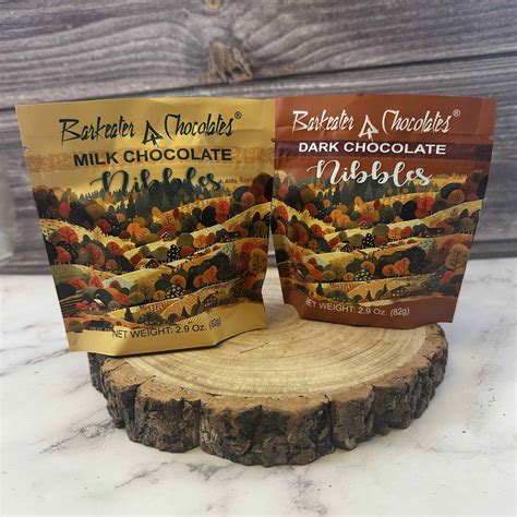 Solid Chocolate Mini Nibbles 2 9 Oz Barkeater Chocolates