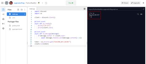 building a discord bot with python and repl it codementor