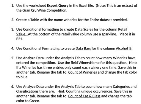 1 Use The Worksheet Export Query In The Excel