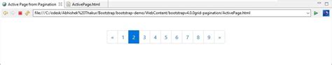 Learn How To Use The Pagination Class In Bootstrap