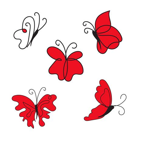 Butterfly Flat Design Masterbundles