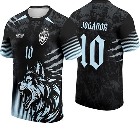 Arte Vetor Camisa Interclasse Lobo Mod 252 Jt Artes