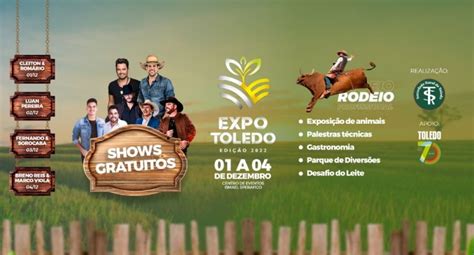 Expo Toledo 2022 Começa Hoje 1º De Dezembro Imagem Divulgação