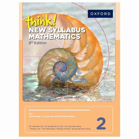 Think New Syllabus Mathematics Book 2 8th Edition Maryam Academy