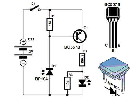 IR Infrared Detector Circuit Diagram EEWeb