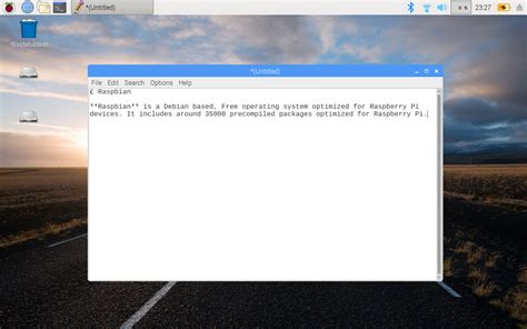 Raspbian Desktop Screenshot Tour OpenSourceFeed