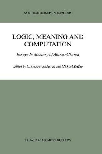 Libro Logic Meaning And Computation En Inglés De Buscalibre Chile