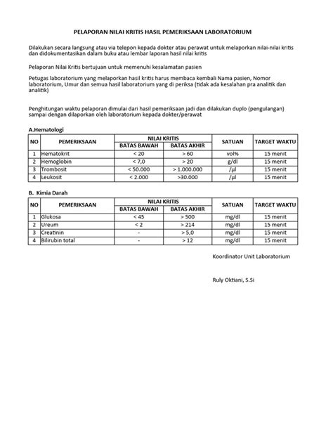 3 1 3 2 Pemantauan Pelaporan Hasil Pemeriksaan Lab Cito Perbln Pdf