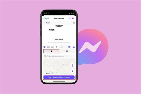 How To Send Location On Messenger TechCult