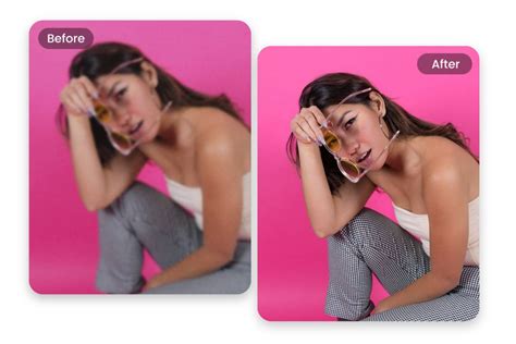 블러처리 없애기 무료 온라인 이미지 블러 제거 사이트 Fotor