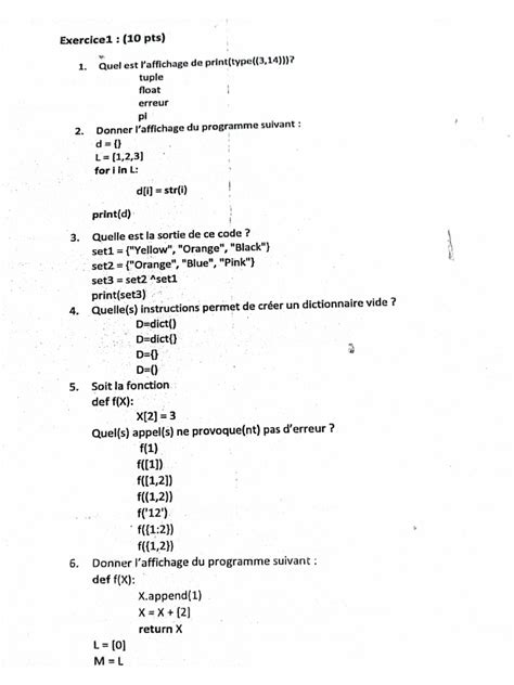 Examen Python Pdf