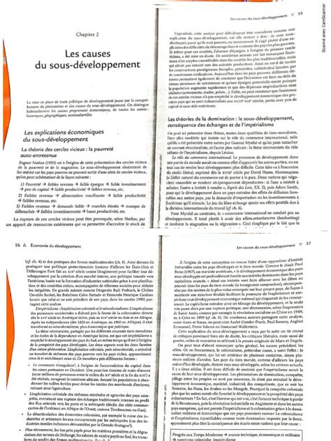 Eco Dev Les Causes Pdf