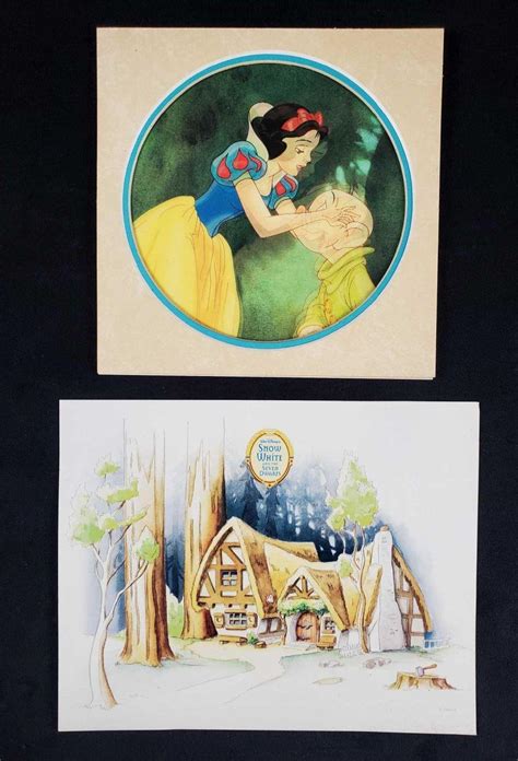 Snow White And The Seven Dwarfs Lenticular Print