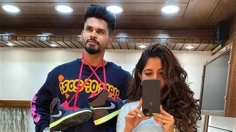who is shreyas iyer girlfriend nikhita shiv biography mostplay