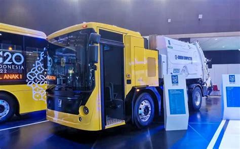 PT. Mobil anak Bangsa merilis Truk Sampah Listrik canggih Buatan Indonesia