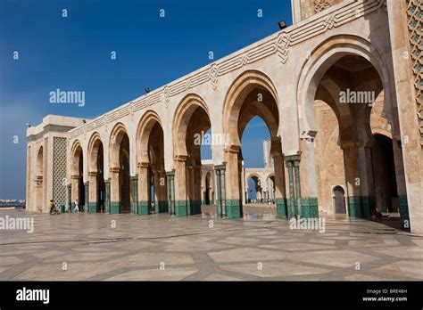 Hassan Ii Moschee In Casablanca Marokko Stockfotografie Alamy