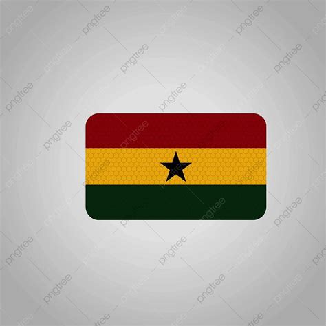 Ghana Flag Clipart Png Images Ghana Flag Vector 6th Backdrop Vector