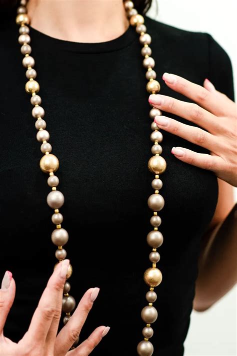 Mya Accessories Collana Lunga Balls In Acrilico