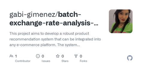 Github Gabi Gimenezproduct Recommendation System For E Commerce This Project Aims To Develop