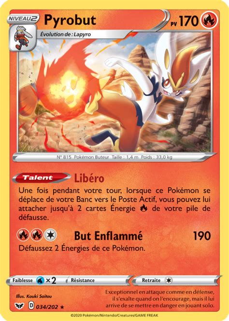 Pyrobut Épée et Bouclier 034 Poképédia