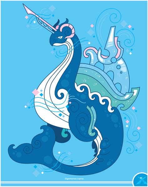Pokemon 131 Gigantamax Redesign Lapras Lapras Cool Pokemon