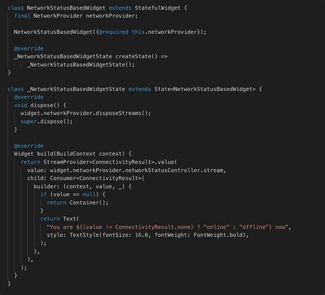 Flutter Connectivity Using Streamprovider By Nikhilsai Kapa